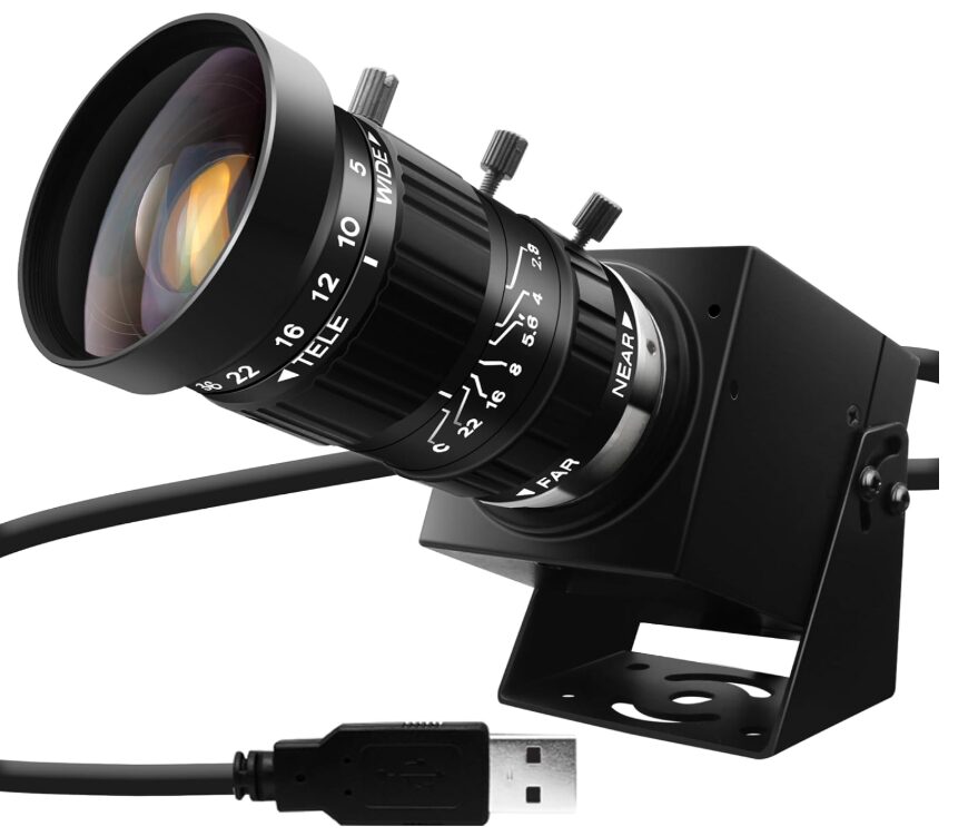 ELP 1080P 120fps USBカメラ｜12MP・10倍ズーム・Raspberry Pi／LightBurn対応 高性能Webカメラ ...